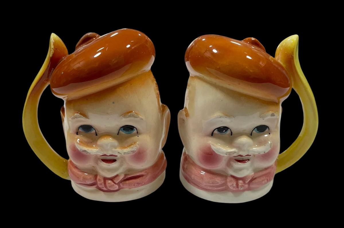 Vintage Toby Salt and Pepper Shakers