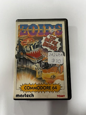 Zoids The Battle Begins Commodore 64 Game