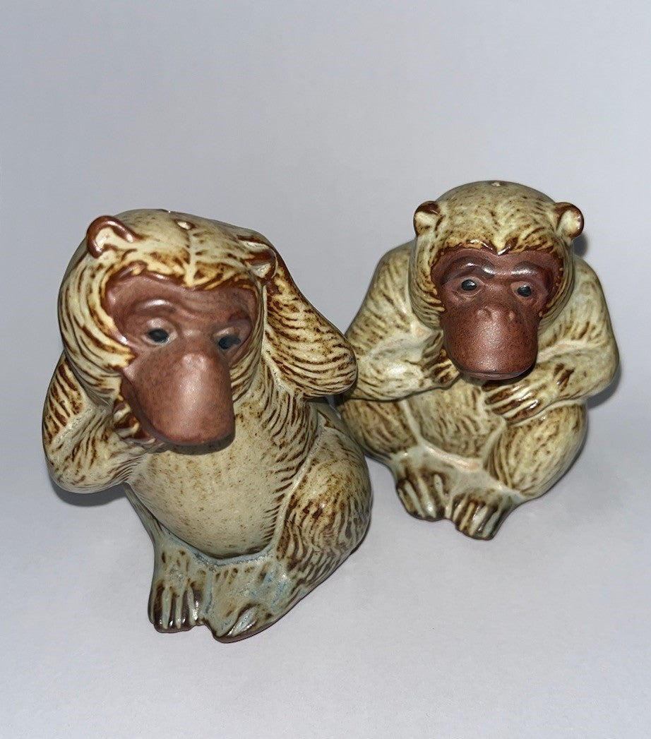 Monkey Salt and Pepper Shakers