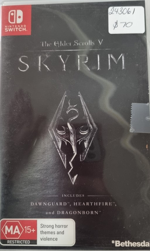 Nintendo Switch The Elder Scrolls V Skyrim Game